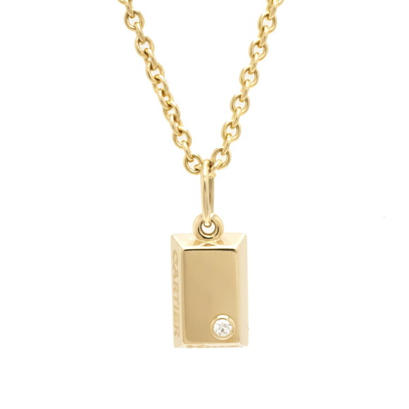 Cartier | Jewelry | Cartier Ingot Necklace Pendant 8oz K18yg Yellow ...